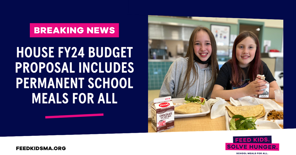Massachusetts House Proposes Permanent School Meals for All