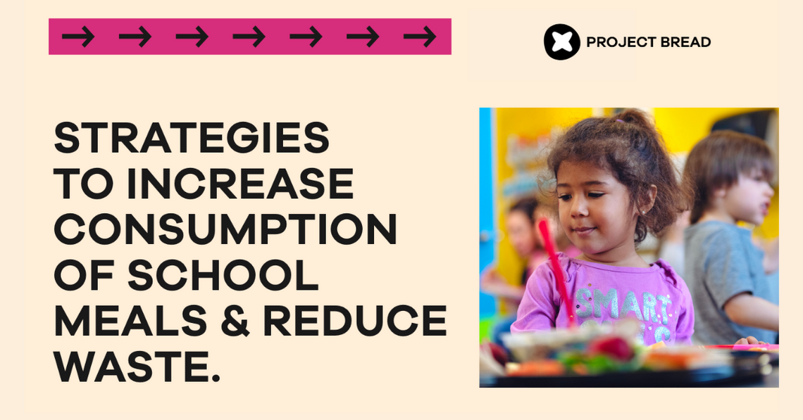 Strategies to Increase School Meal Consumption | Project Bread